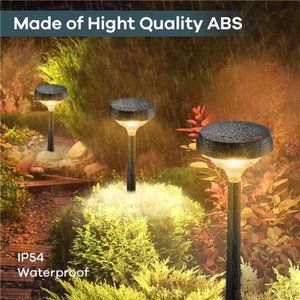 Accents | Solar Pathway Lights 8 Pack Solar Lights Outdoor Warm White ...
